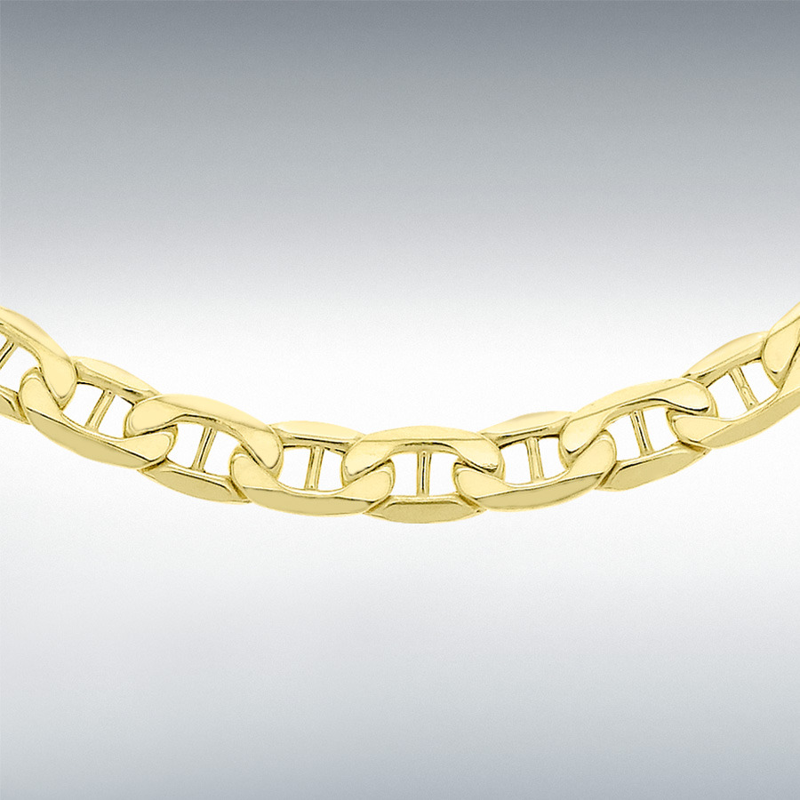 9ct Yellow Gold Diamond Cut Rambo Chain 51cm/20" | Chains | IBB London